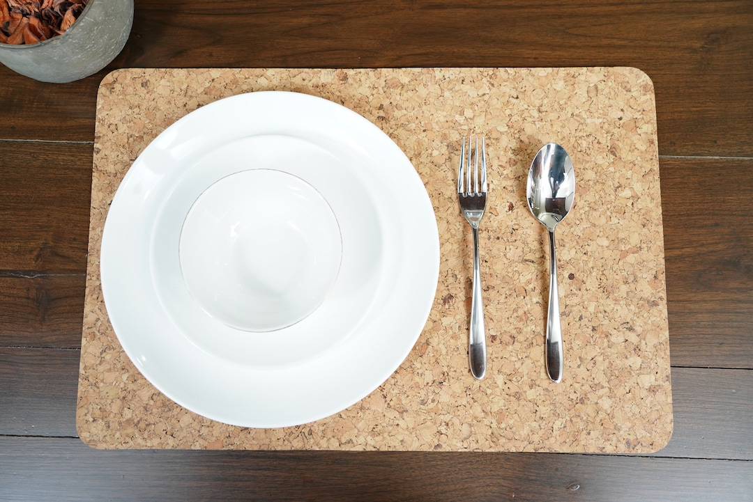 Kork Tischsets Tischsets aus Naturkork - Etsy.de