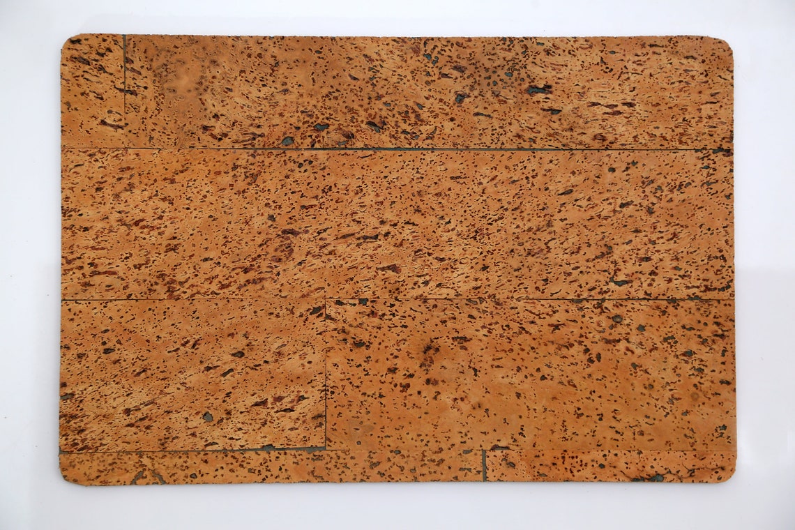 Cork Tablemats Aqua Rectangular Cork Mats Beautiful Cork - Etsy