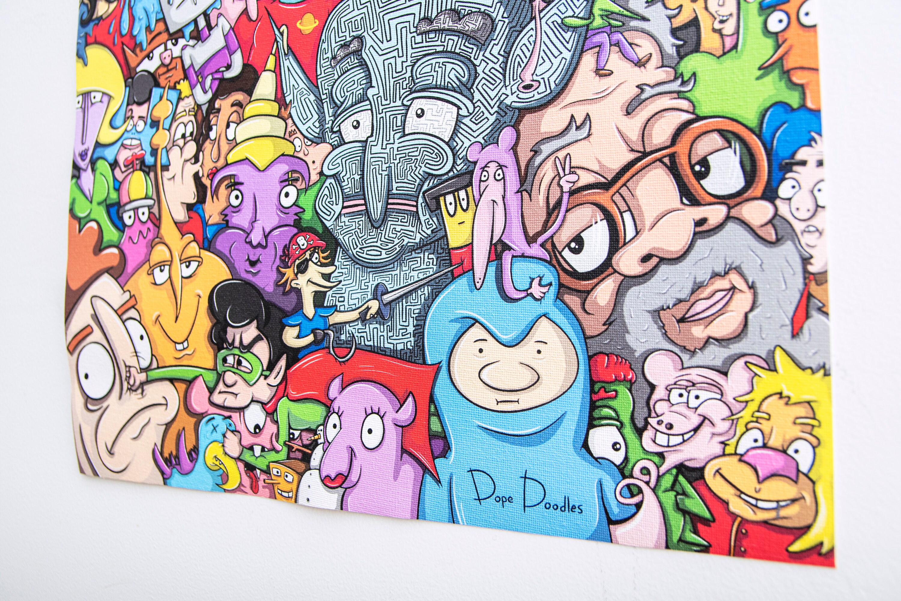 The Ultimate Cartoon Collage - Etsy