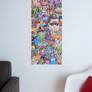 The Ultimate Cartoon Collage - Etsy