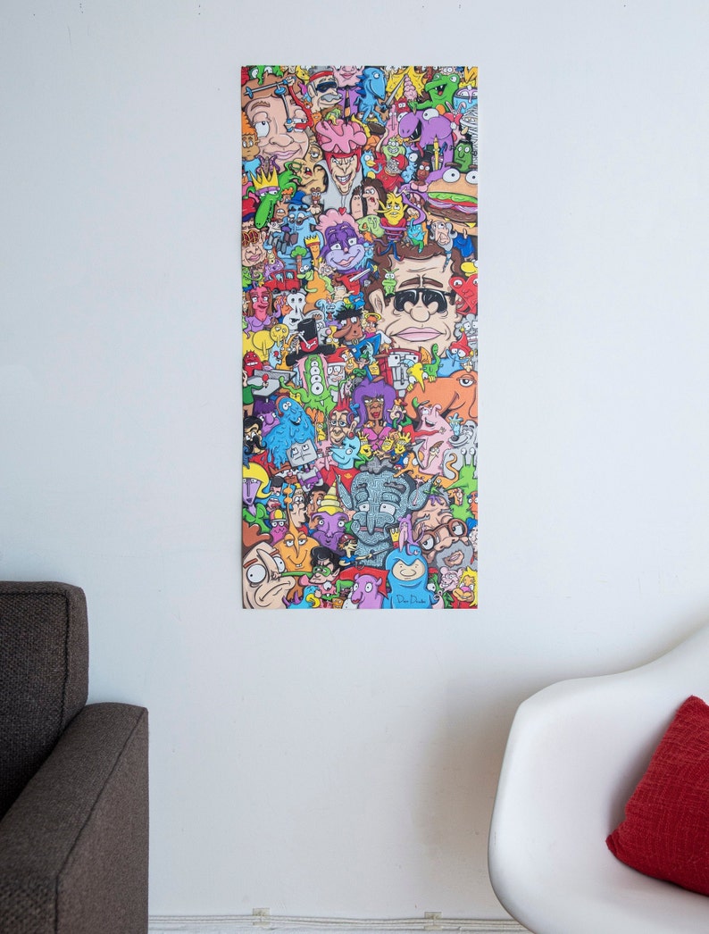 The Ultimate Cartoon Collage - Etsy