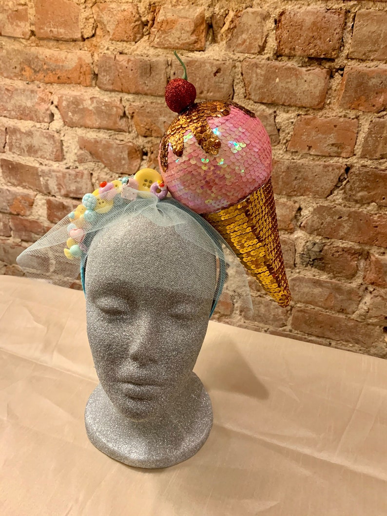 Ice Cream Headpiece Etsy 0498