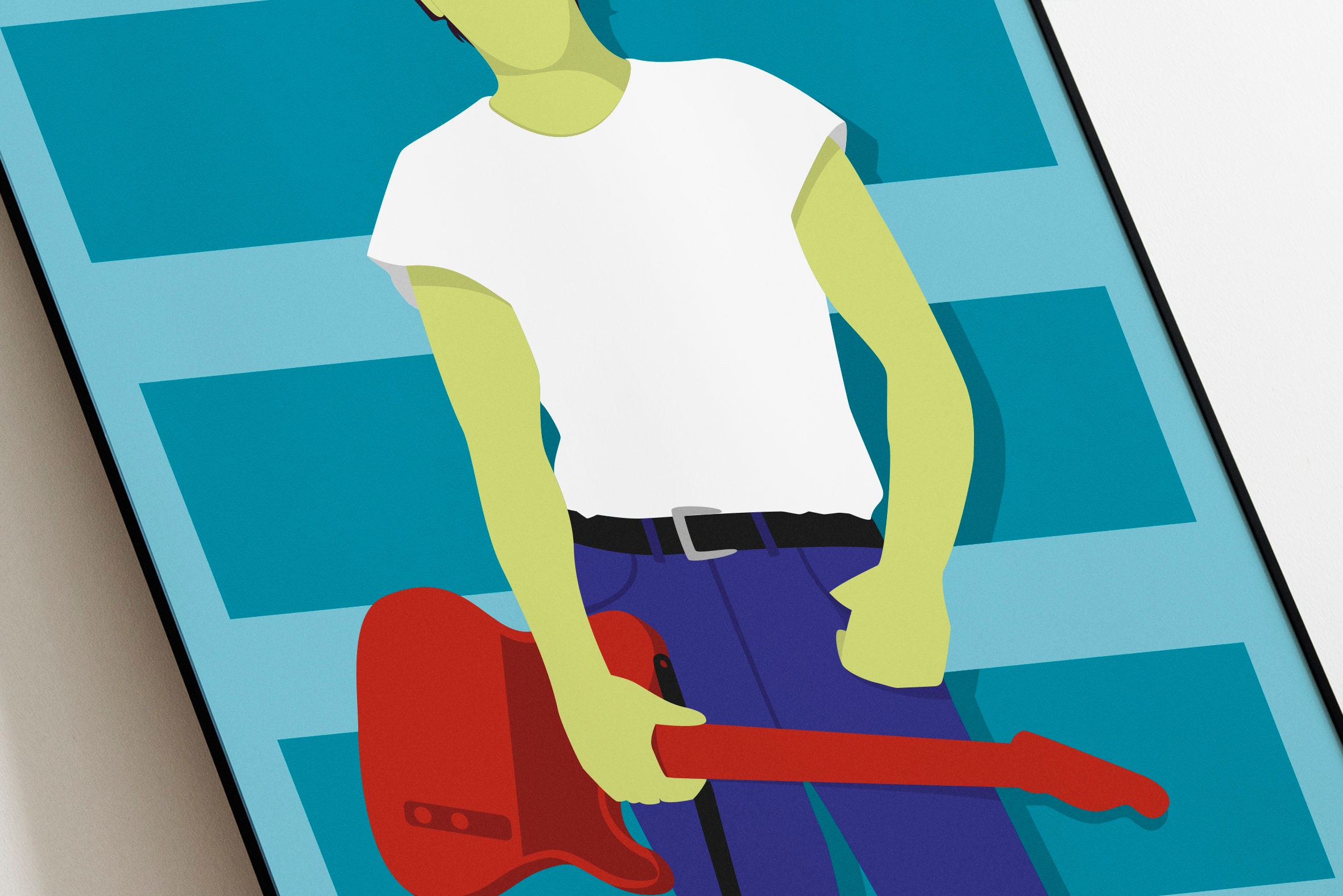 Bruce Springsteen Illustration, Printable Poster, Original Gift for ...