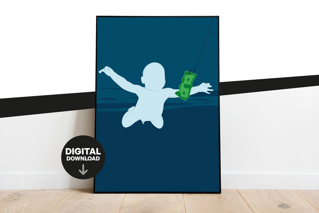 Nevermind Downloadable Printable Poster to Decorate Illustration ...