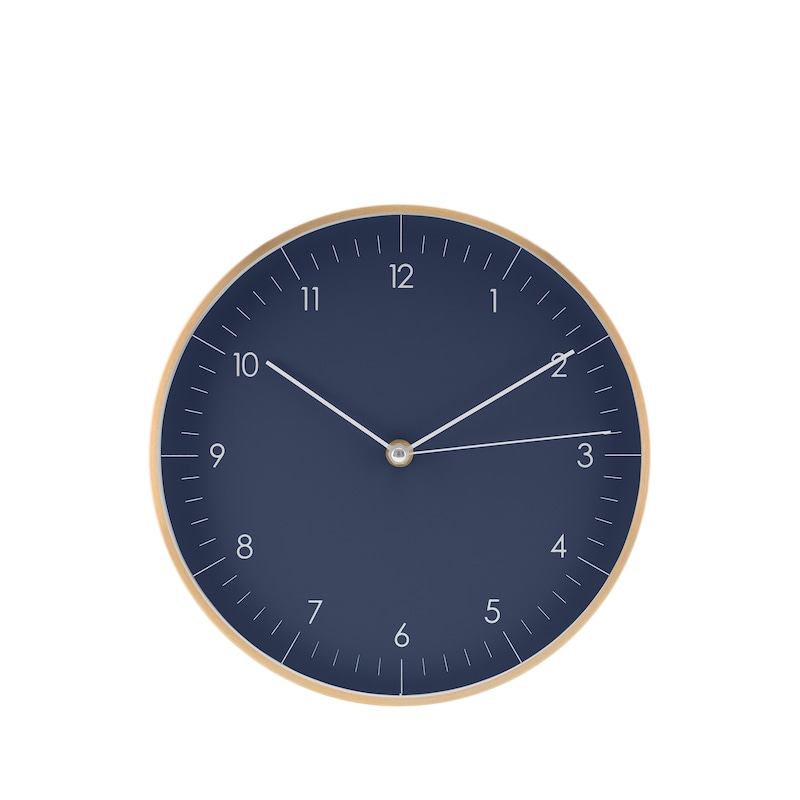 Blue Wall Clock - Etsy Australia