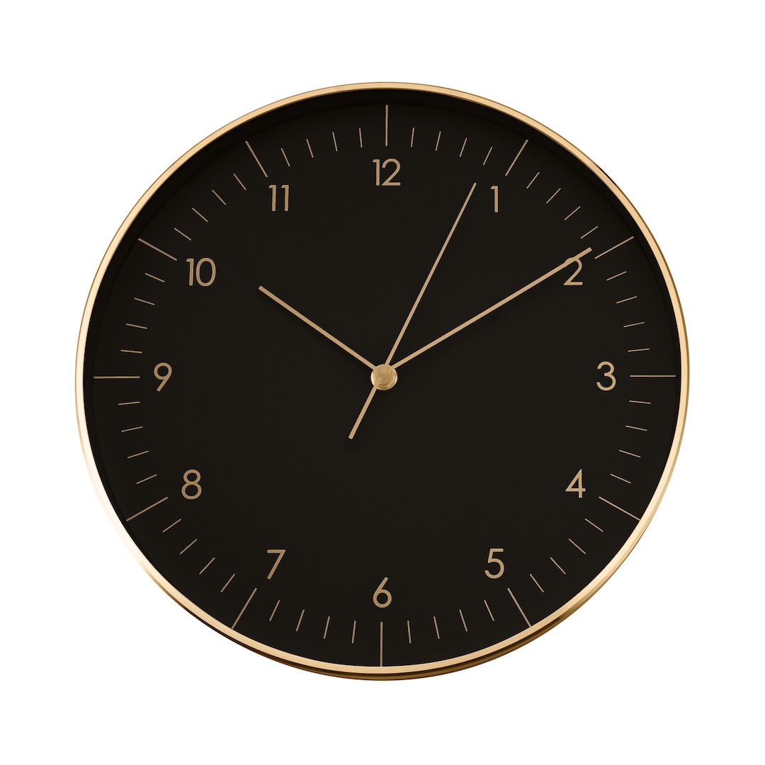 Simple Wall Clock With Silent Quartz Movement in a Modern Design ...