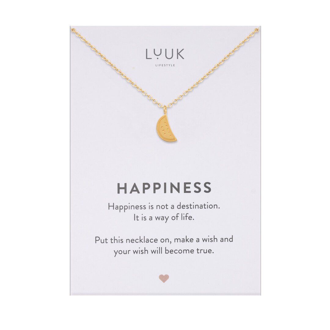 Dainty Necklace With Watermelon Pendant, Melon, Watermelon Charm ...