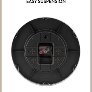 Simple, Silent Wall Clock With Second Hand Without Ticking, Wall ...