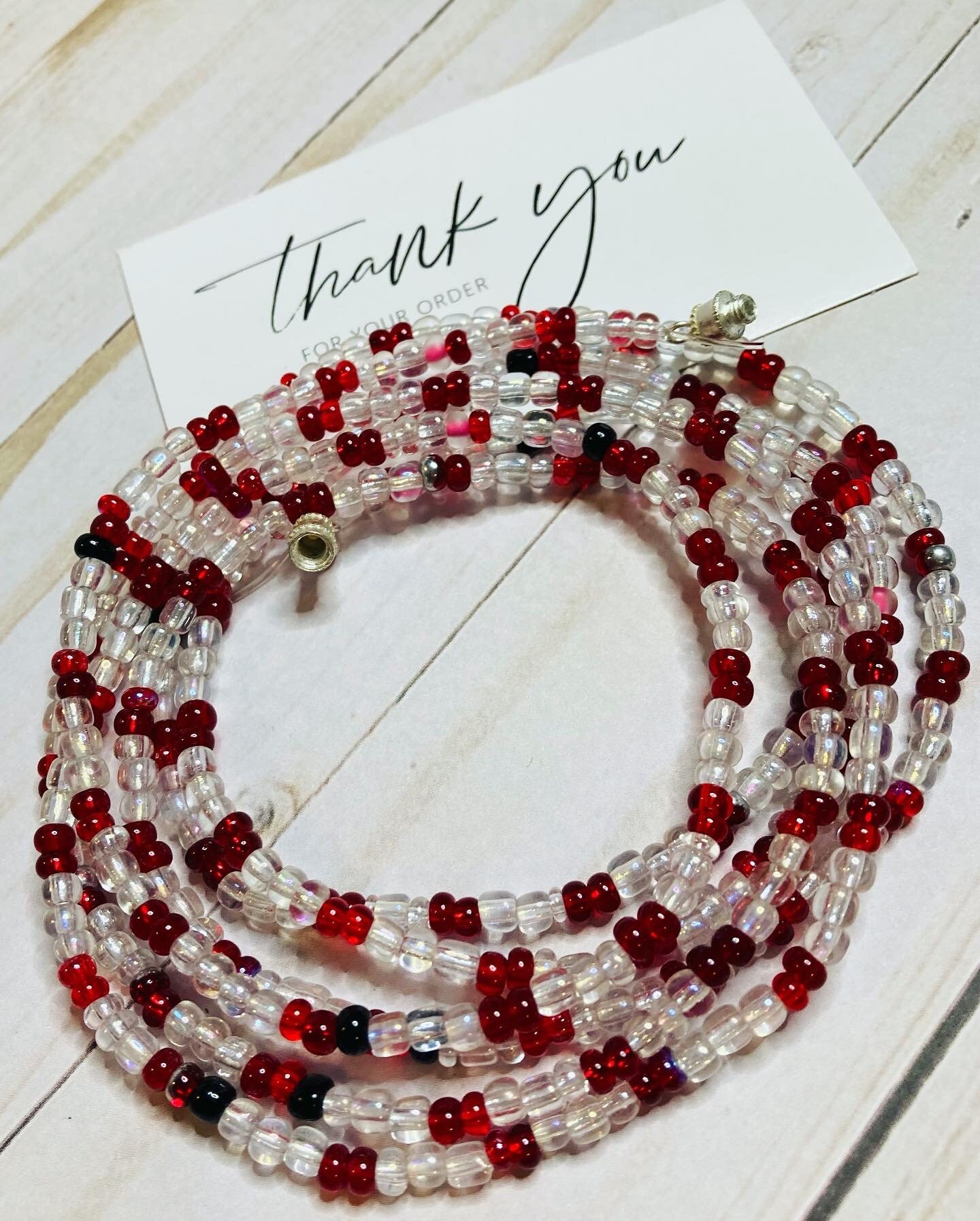 WAIST Stretch Beads W/ Clasp| Belly Beads | BODY Jewelry | Weightloss Tracker - Etsy