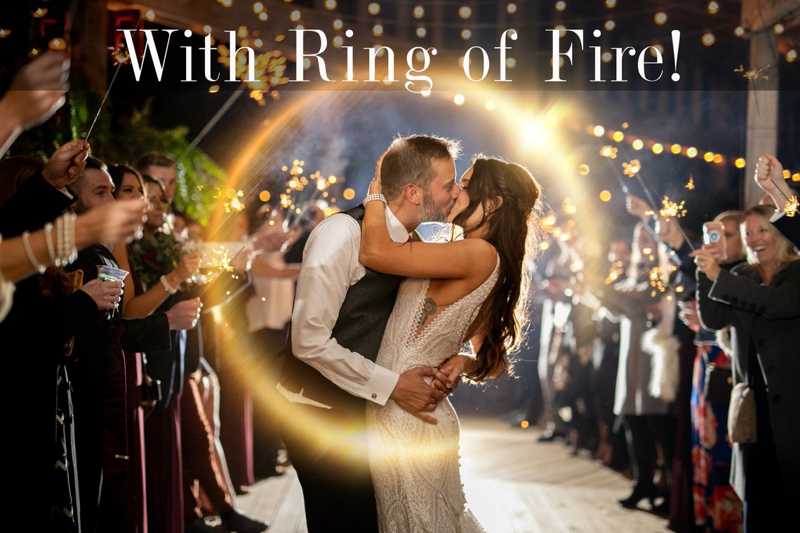 3 Ring of Fire Overlays Copper Tube Lens Flare Fire Ring Realistic Ring ...