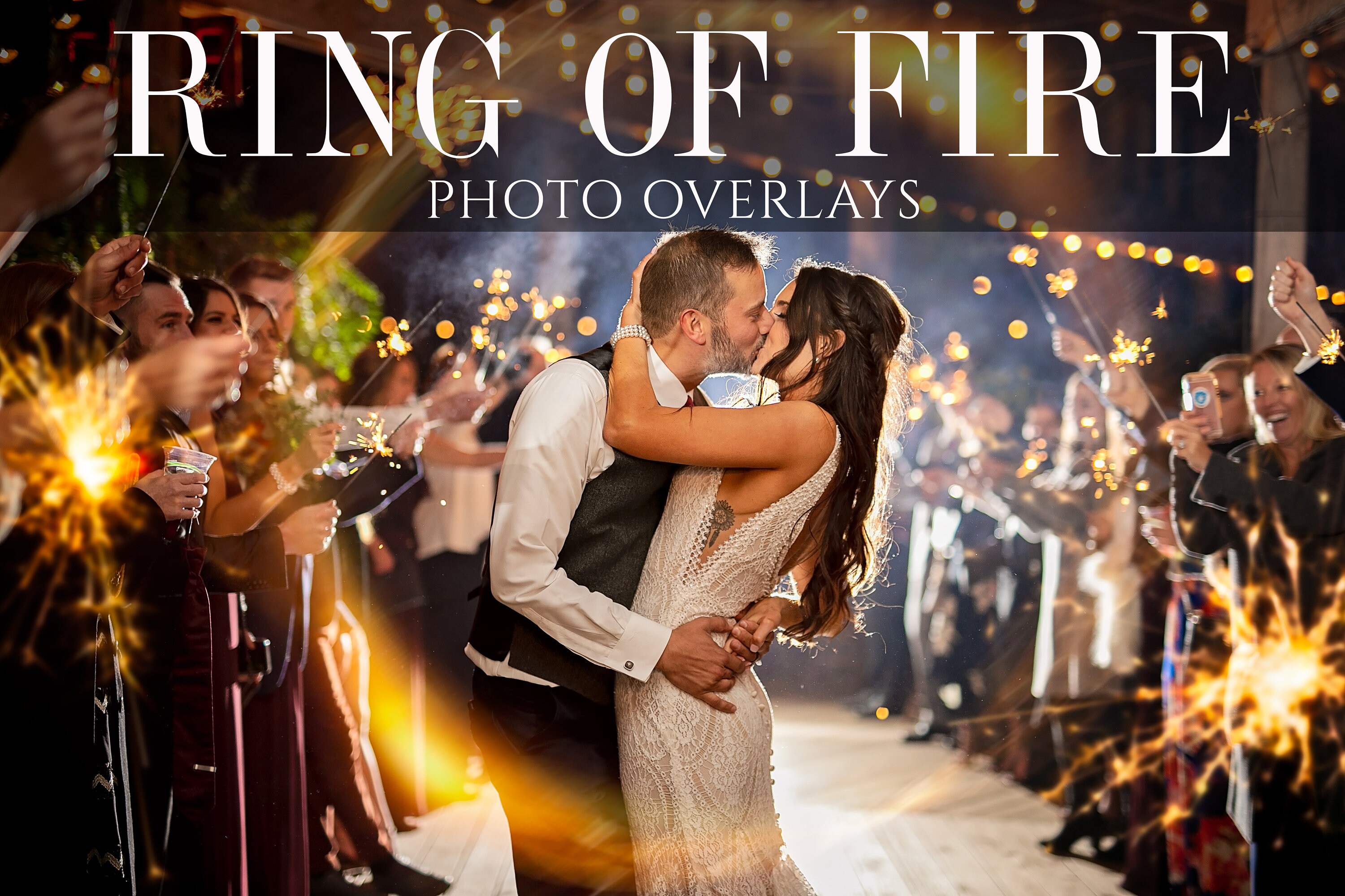 3 Ring of Fire Overlays Copper Tube Lens Flare Fire Ring Realistic Ring ...