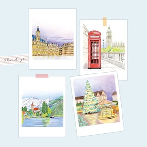 Colored Pencil Landscape Coloring Book Westhern Europe | 색연필 풍경화 컬러링북 서 ...