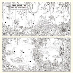 Fairy Tale Coloring Book | 동화의 정원 컬러링북 - Etsy