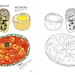 Korean Street Food Coloring Book | 우리나라 길거리 음식 컬러링북 - Etsy