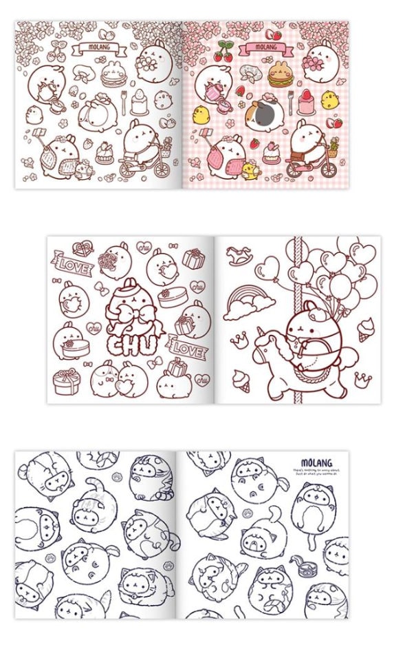 Molang Coloring Book - Etsy