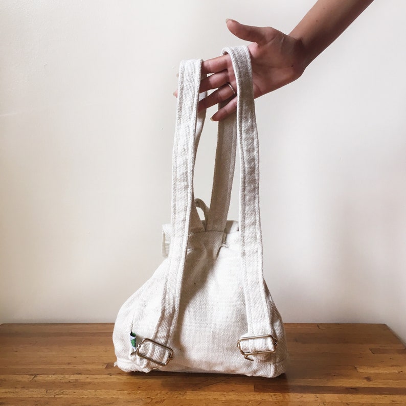Small Backpack Featuring Hand-stitched Colombian Countryside Design ...