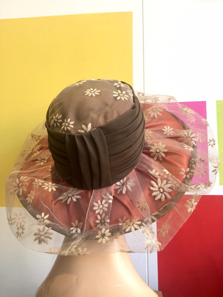 70s Floppy Hat. Boho Vintage Original. Genuine 1970s Elegant Wide Brim ...