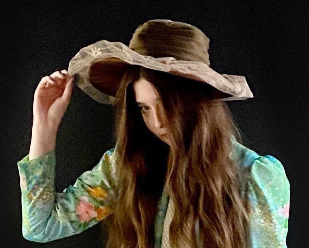 70s Floppy Hat. Boho Vintage Original. Genuine 1970s Elegant Wide Brim ...