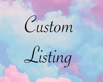 Custom Order Listing | Etsy