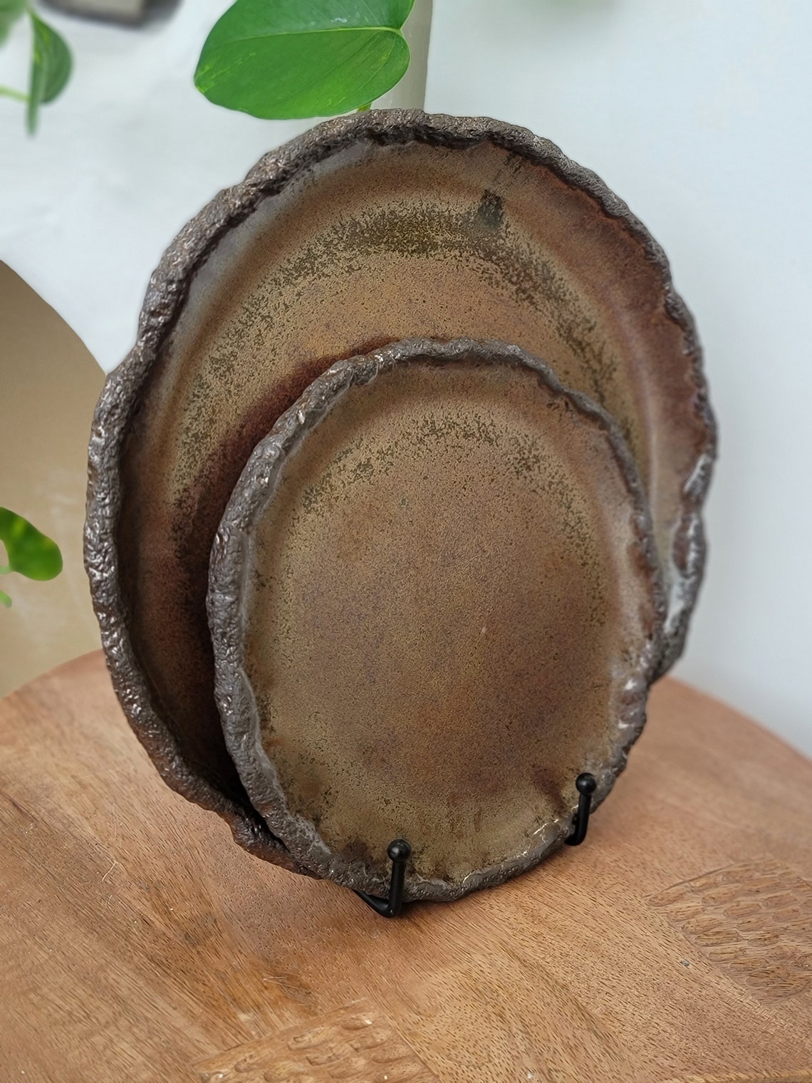 Rustic Plate Rustic Stone Plate Stone Rustic Dish Rustic Stone Dish ...