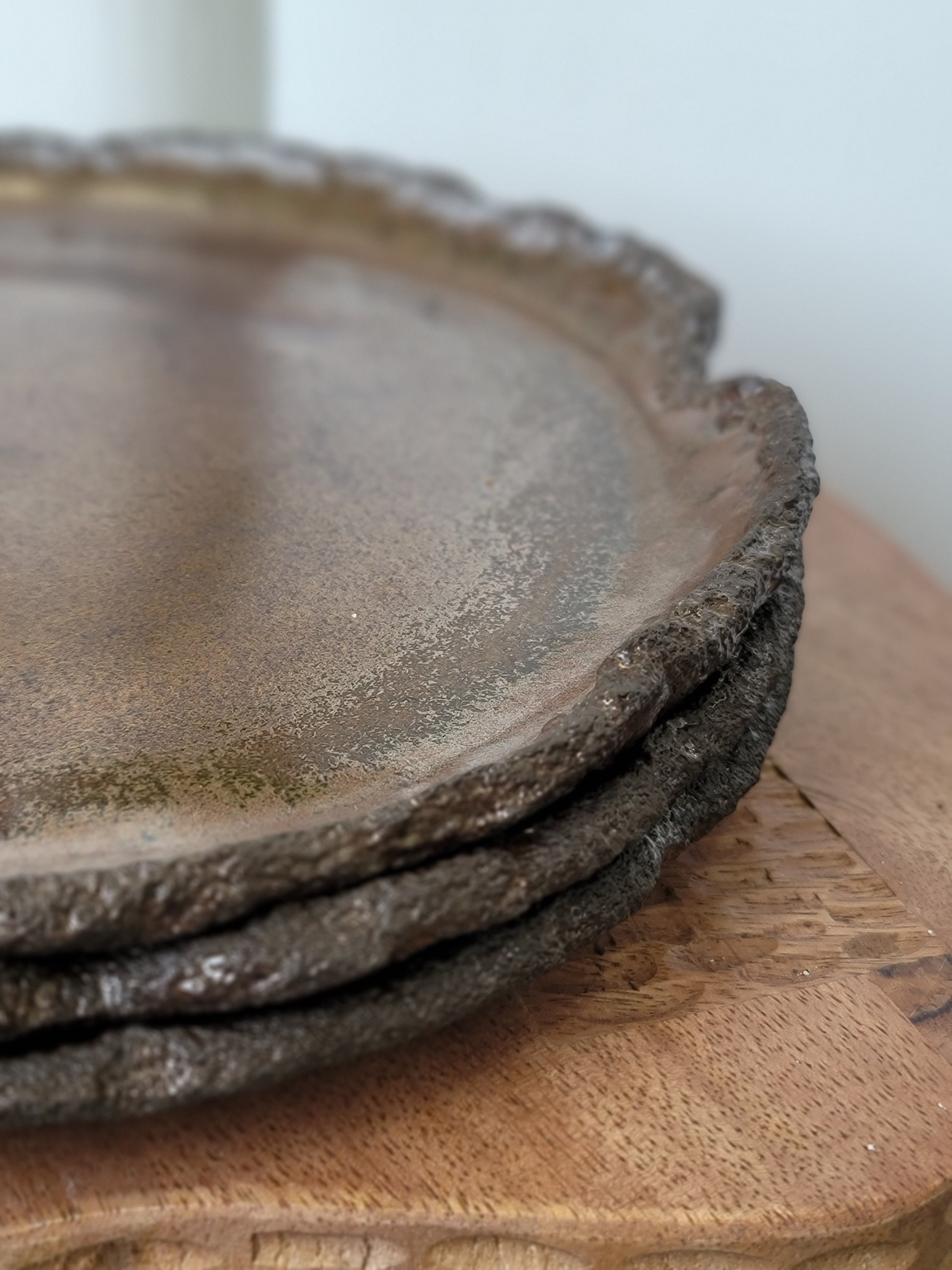 Rustic Plate Rustic Stone Plate Stone Rustic Dish Rustic Stone Dish ...