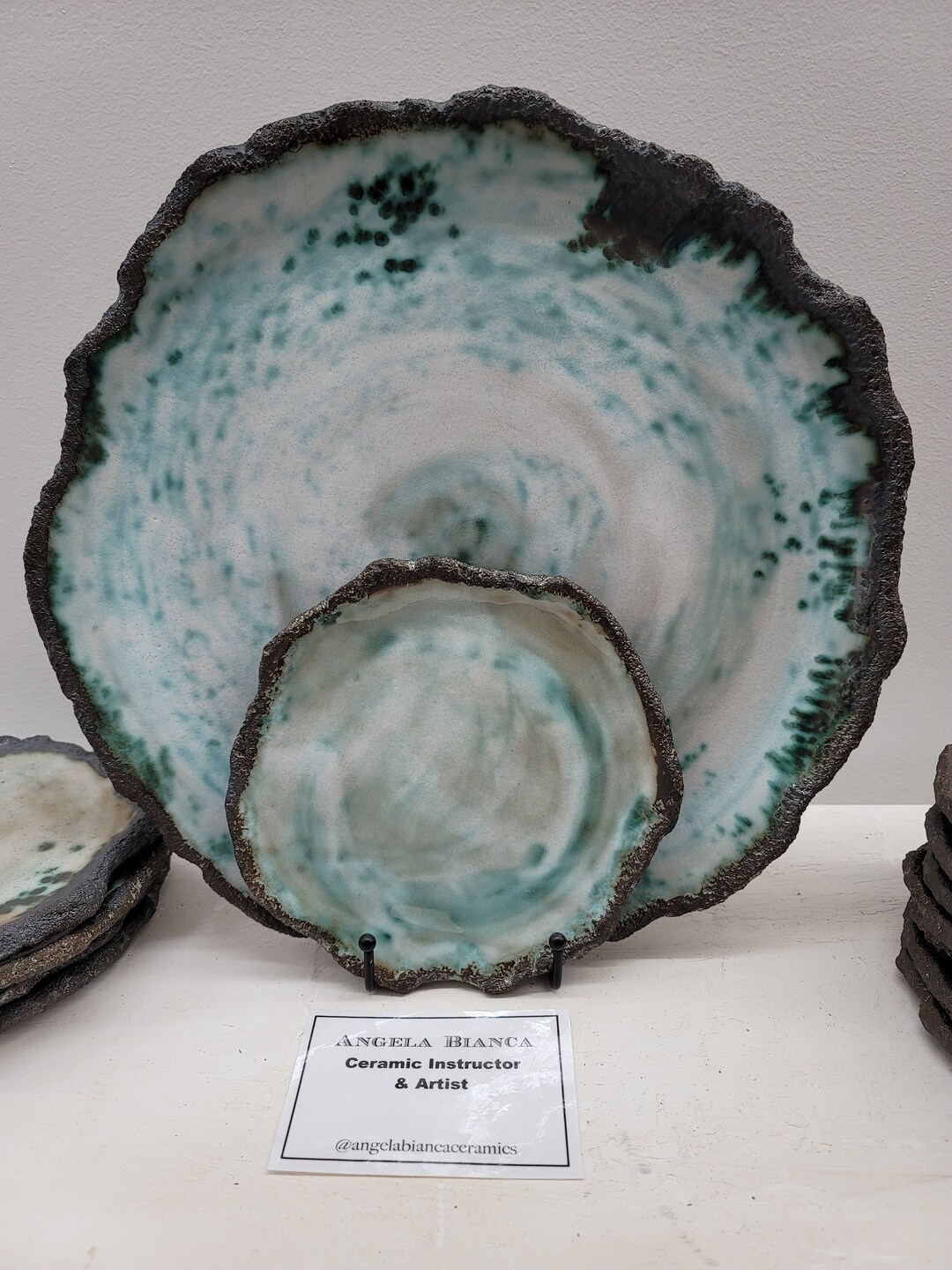 Rustic Plate Rustic Stone Plate Stone Rustic Dish Rustic Stone Dish ...