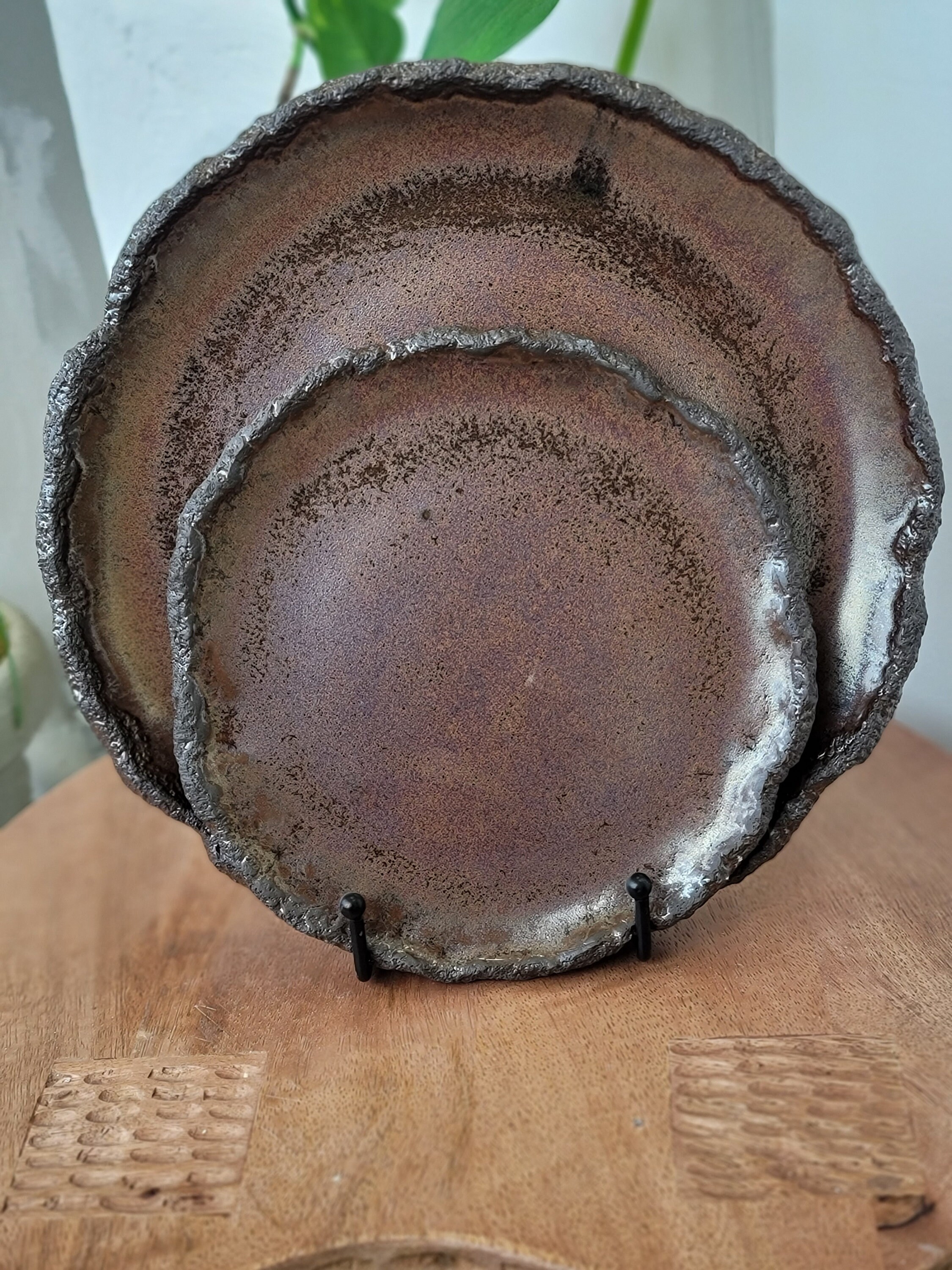 Rustic Plate Rustic Stone Plate Stone Rustic Dish Rustic Stone Dish ...