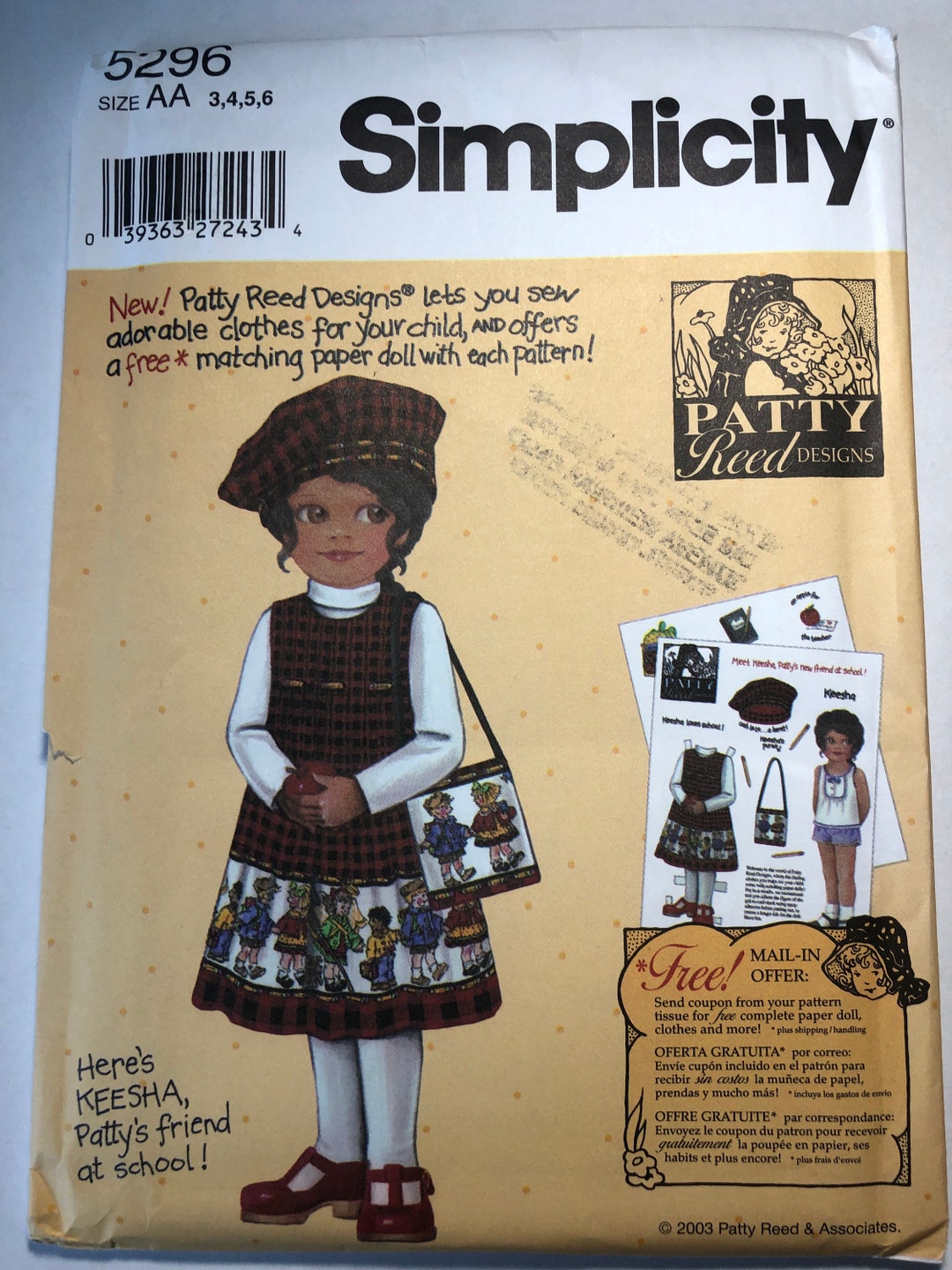 Simplicity 5296 Patty Reed Design - Etsy