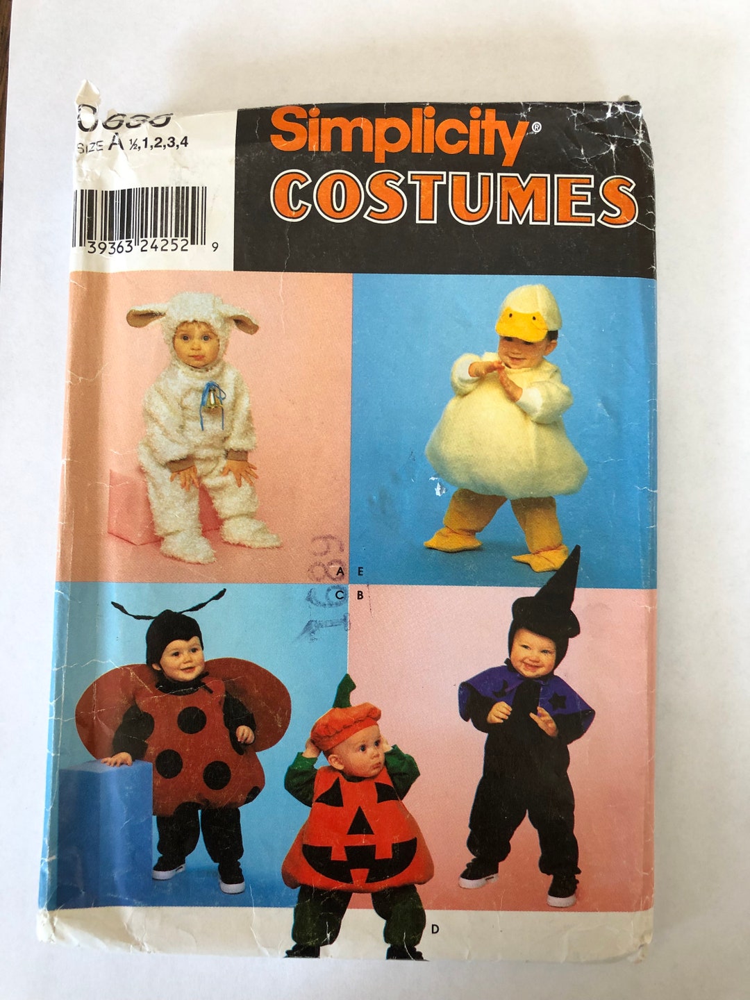 Simplicity 0638 Costume Pattern - Etsy