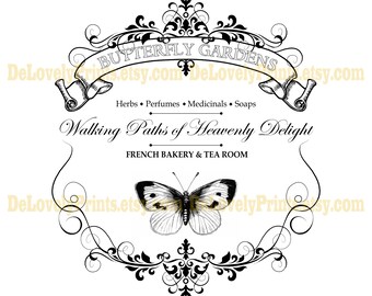 Shabby Chic Label - Etsy