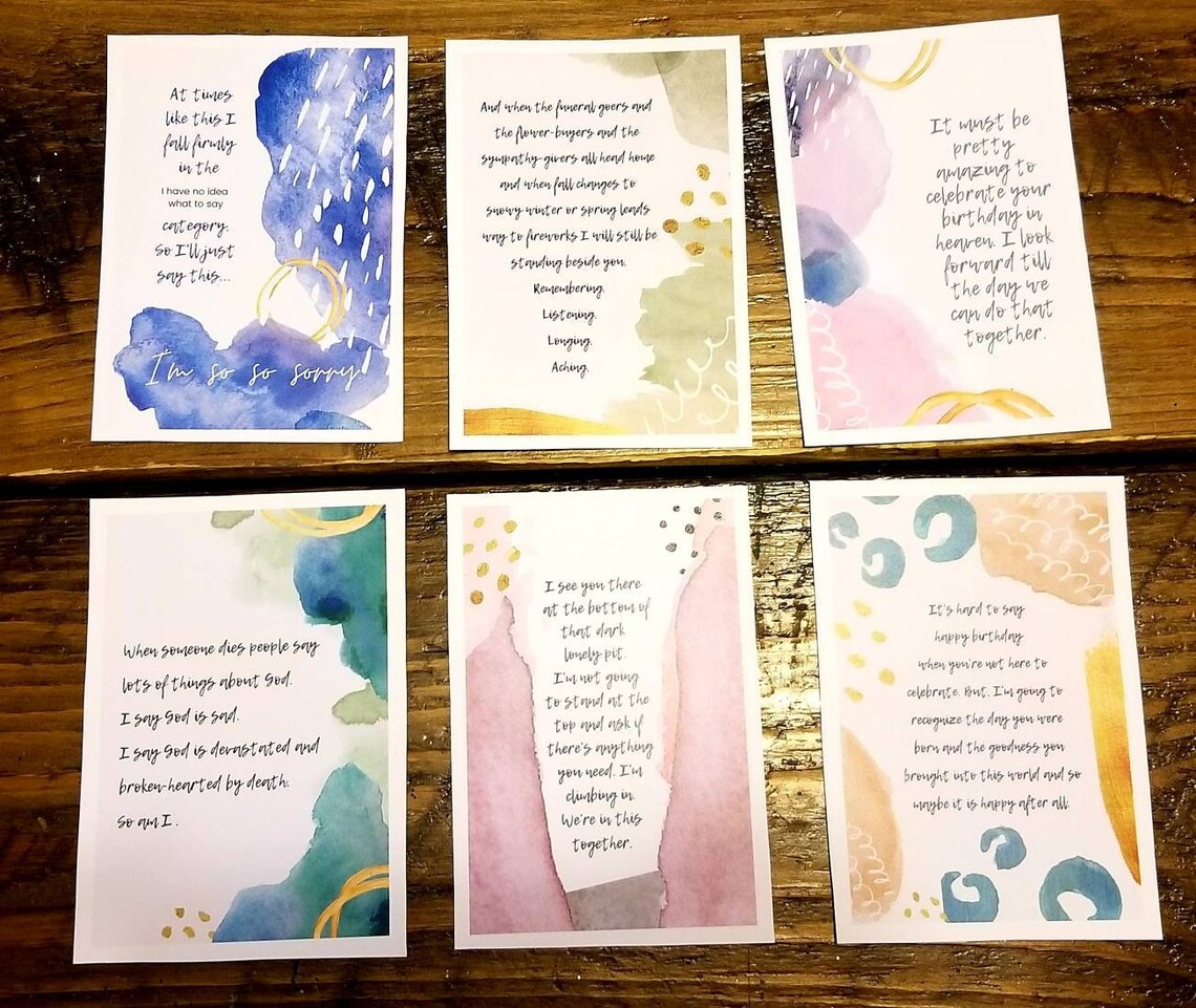 Birthday in Heaven Card Pregnancy Loss Miscarriage - Etsy