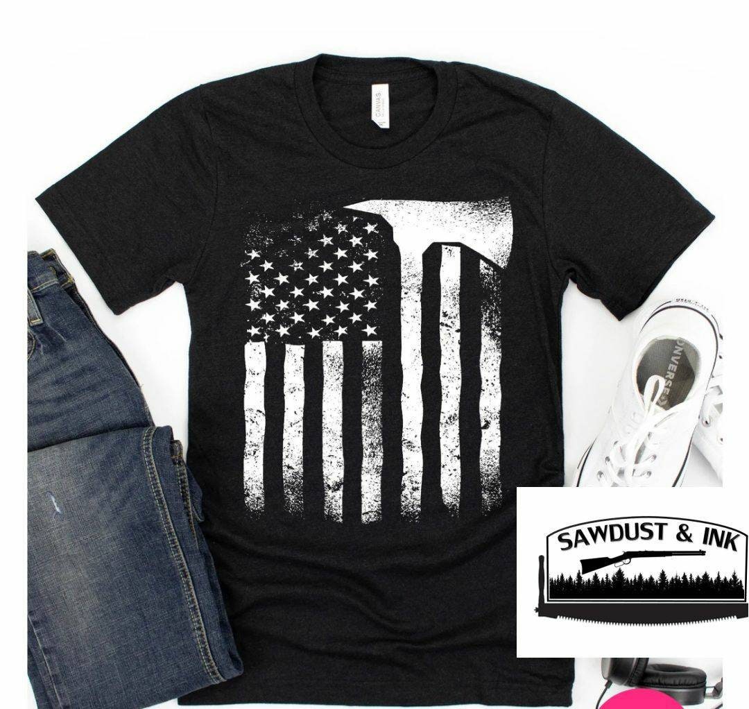 Distressed Fireman Flag - Etsy