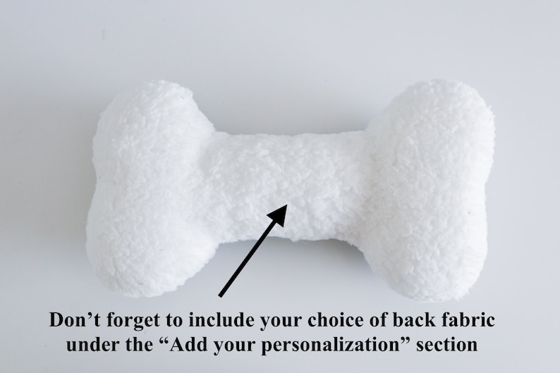 Personalized Dog Bone Toy With Squeaker - Etsy