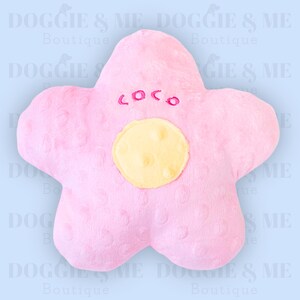 Personalized Flower Dog Toy With Squeaker: Handmade in USA - Etsy