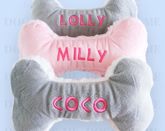Personalized Dog Bone Shaped Dog Toy With Squeaker-small - Etsy