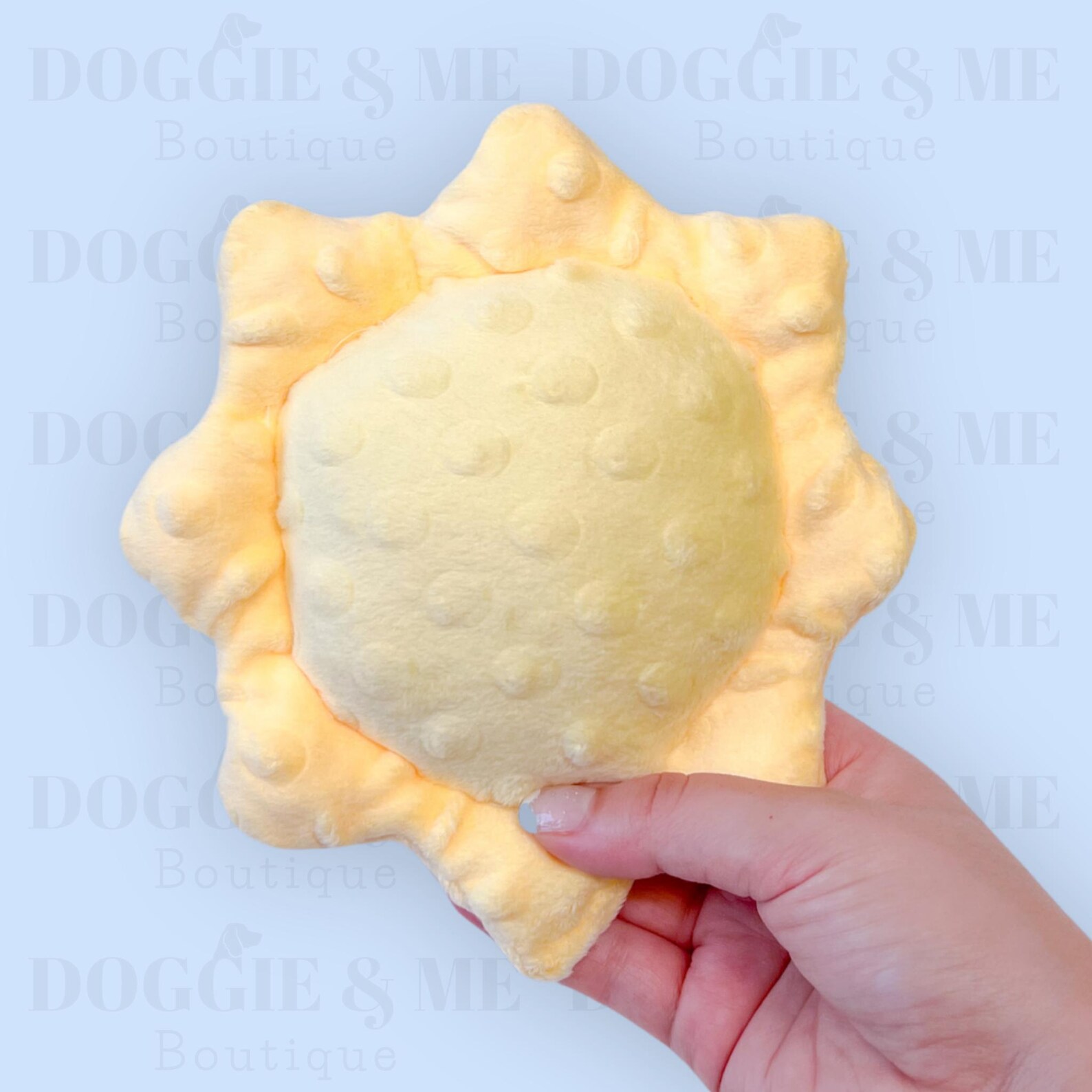 Personalized Sun Dog Toy With Squeaker: Handmade Plush Gift - Etsy