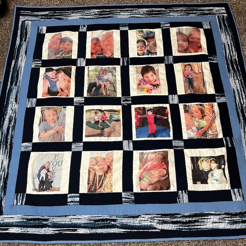 Photo Quilt - Etsy