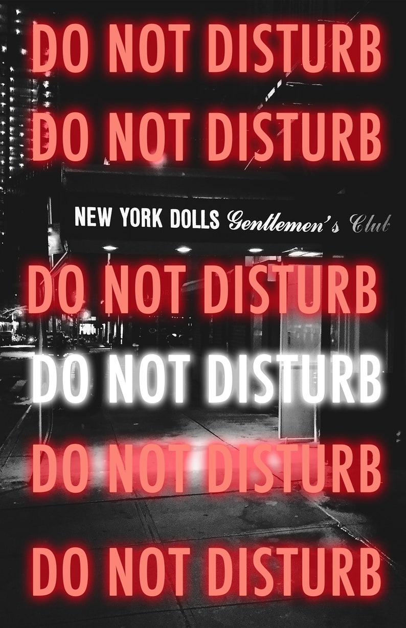 Do Not Disturb, Neon Light, Printable Wall Art, - Etsy