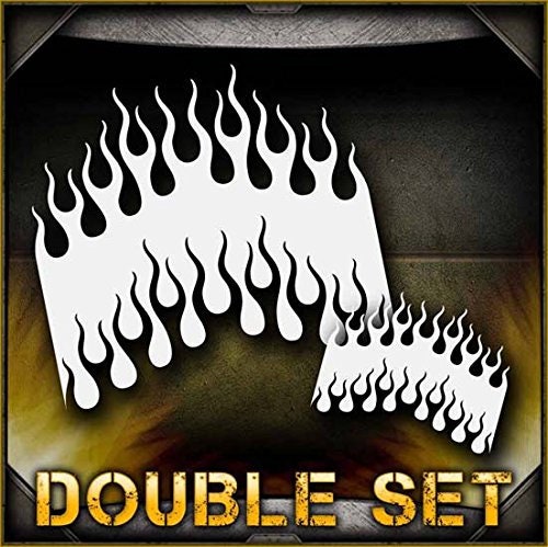 Flames 8 Airsick Airbrush Stencil Art Design Template - Etsy