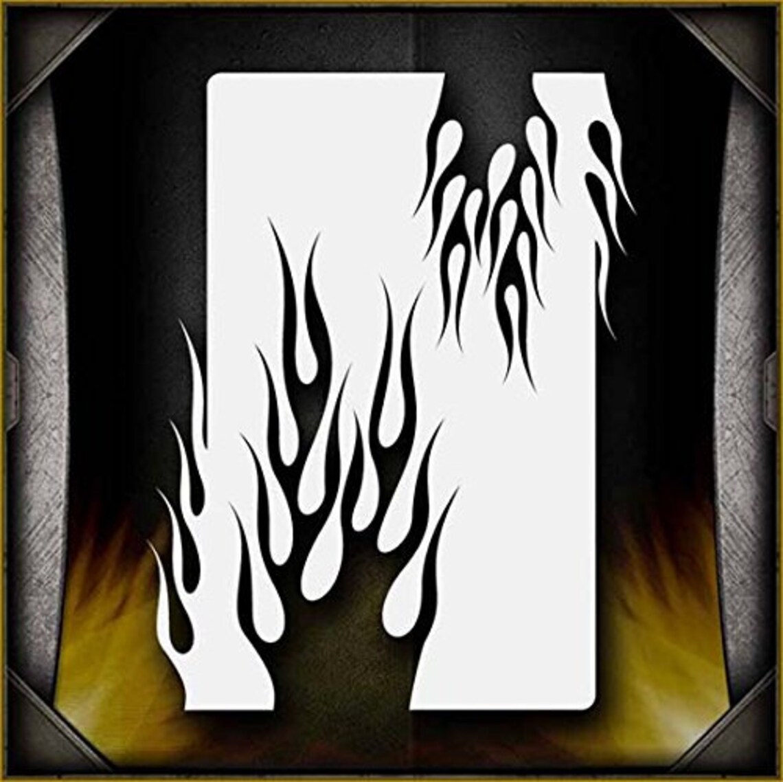 Flames 14 Airsick Airbrush Stencil Art Design Template - Etsy