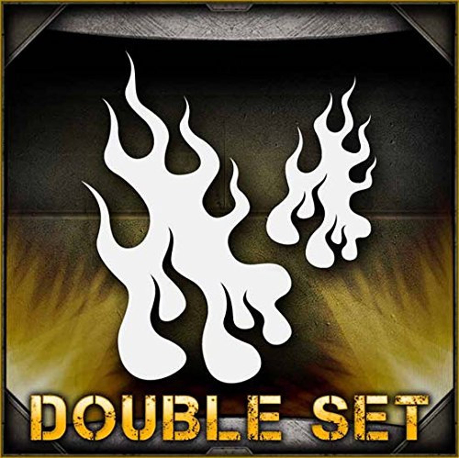 Flames 3 Airsick Airbrush Stencil Art Design Template - Etsy