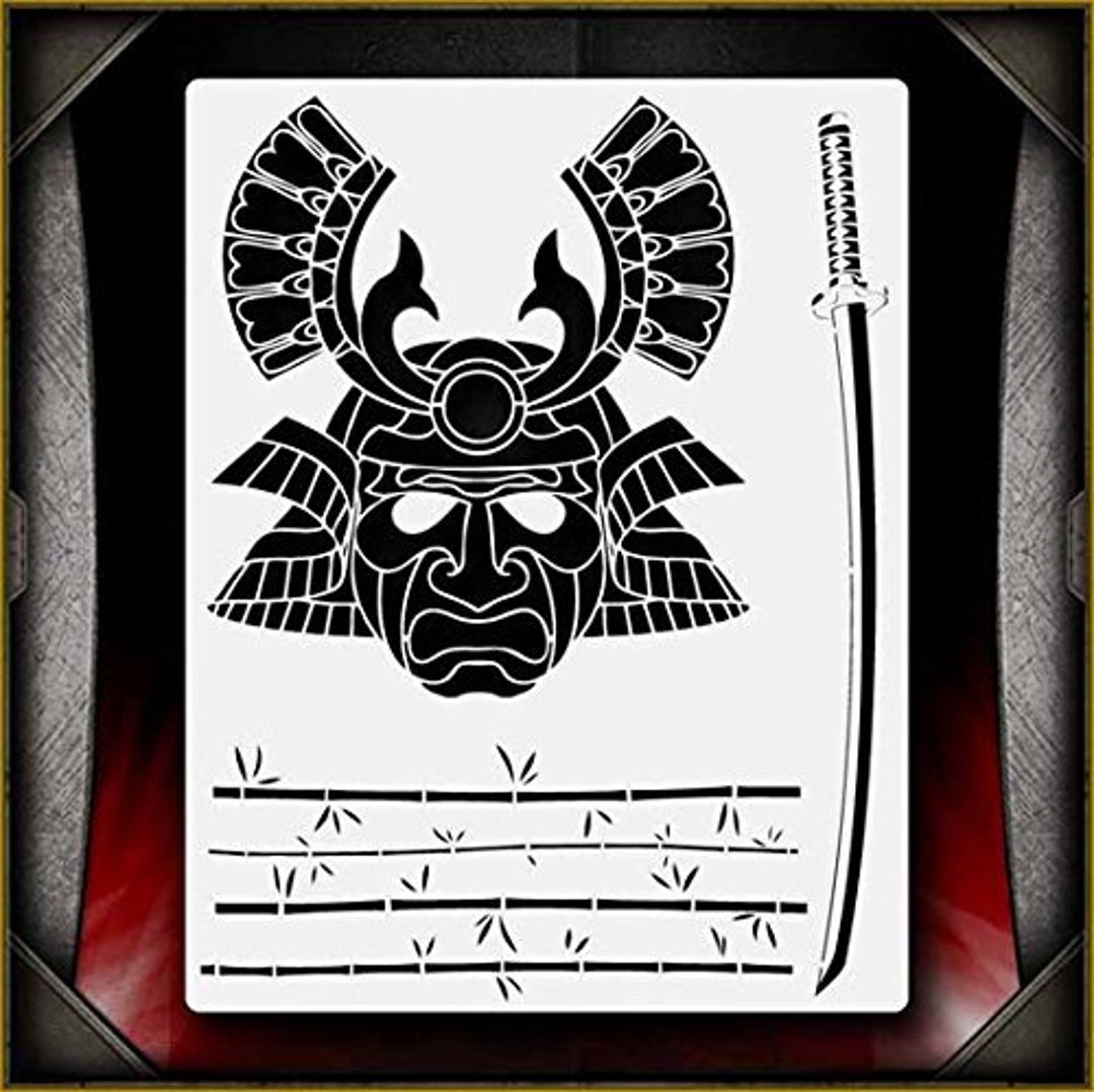 Shogun Airsick Airbrush Stencil Template - Etsy