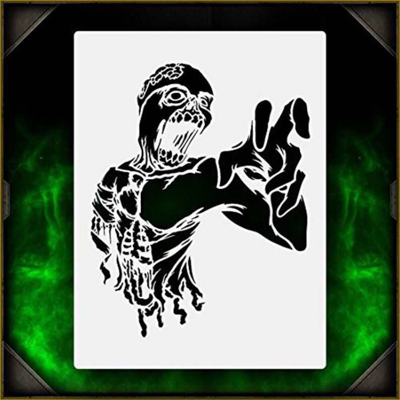 Zombie Torso 2 Airsick Airbrush Stencil Art Design Template - Etsy
