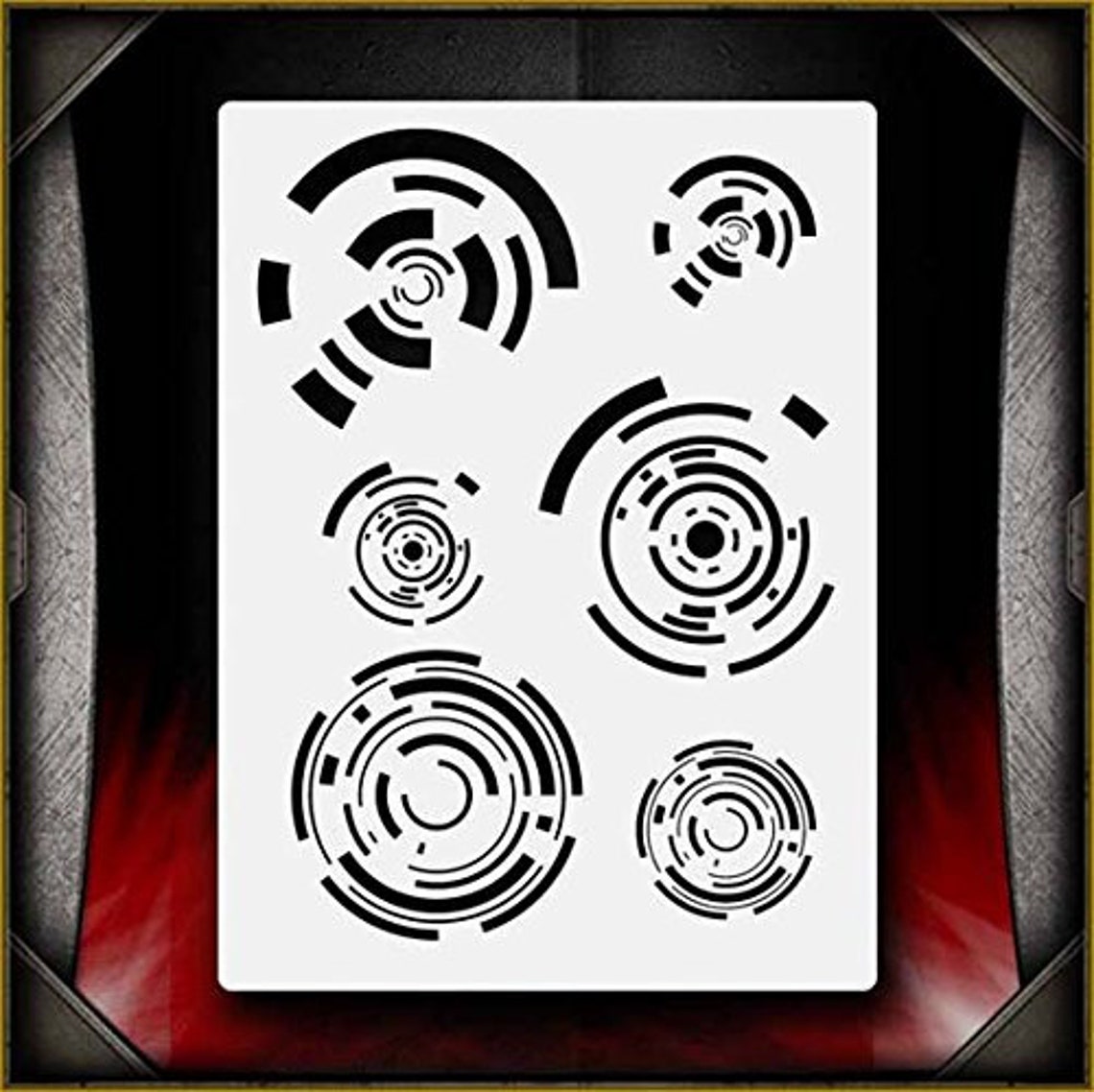 Tech Shapes 2 Airsick Airbrush Stencil Template - Etsy