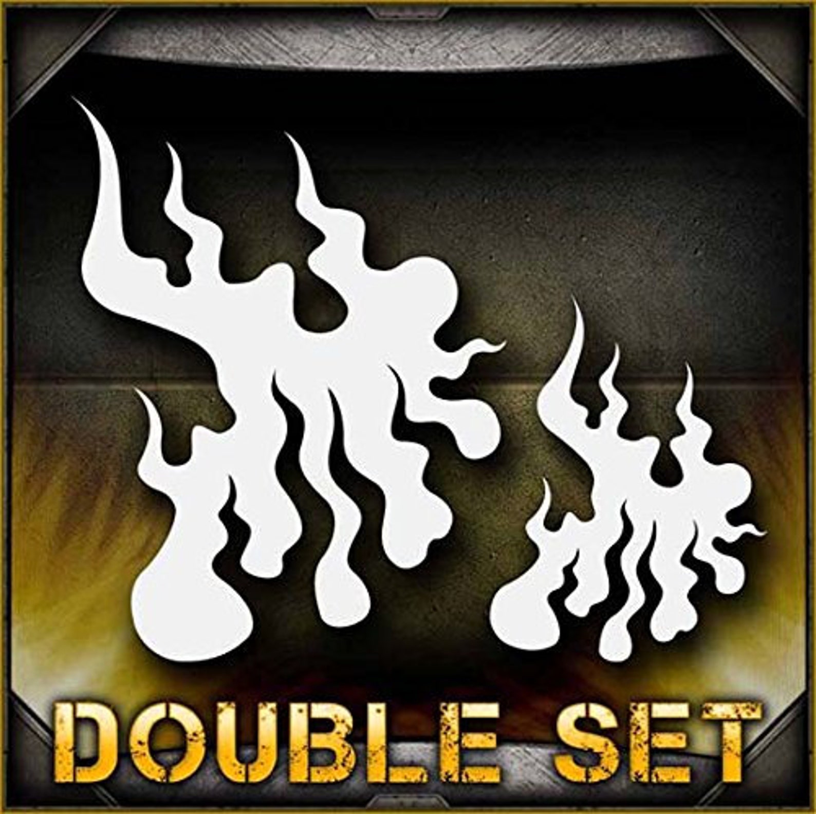 Flames 4 Airsick Airbrush Stencil Art Design Template - Etsy