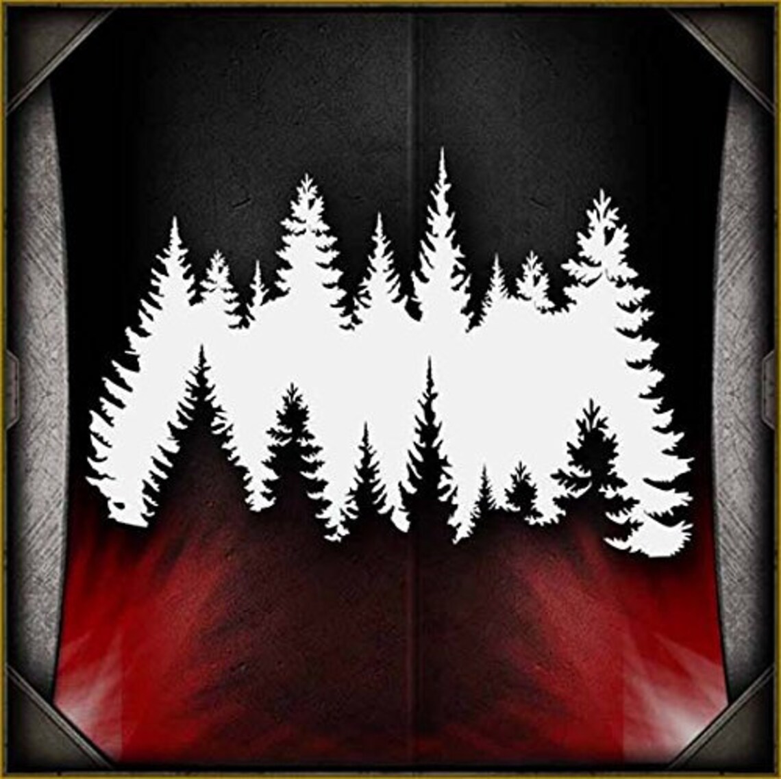 Treeline Airsick Airbrush Stencil Template - Etsy