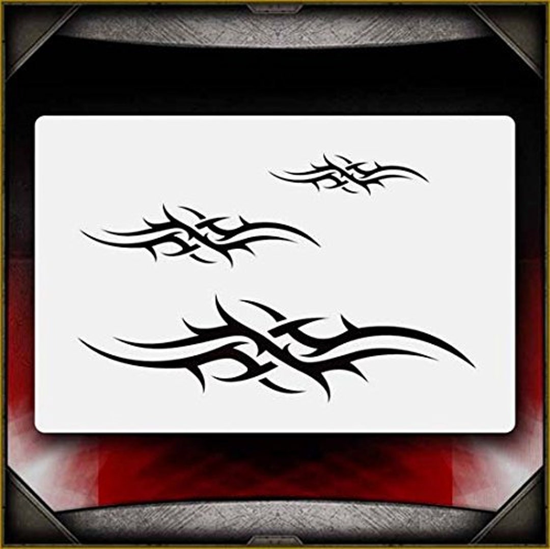 Tribal 1 Airsick Airbrush Stencil Template - Etsy