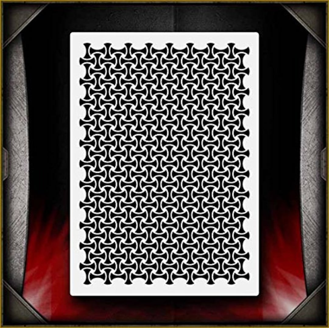 Metal Mesh 1 Airsick Airbrush Stencil Template - Etsy