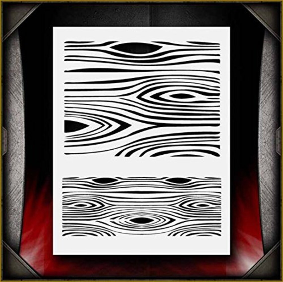 Wood Grain Texture Airsick Airbrush Stencil Template - Etsy