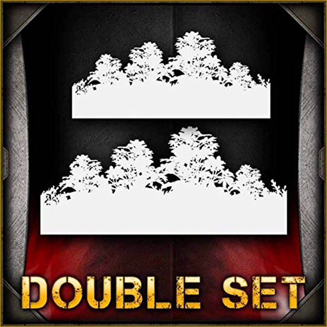 Bushes Airsick Airbrush Stencil Template - Etsy